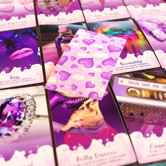 V, Love & Crystals | Games | Lavender Love Dreams Oracle Deck Soulmates ...